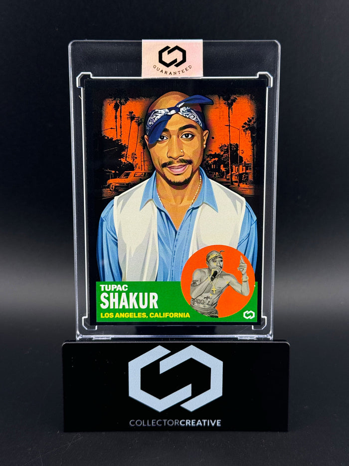 Collector Creative - Hip Hop Icons Tupac Shakur - Premium Art Cards